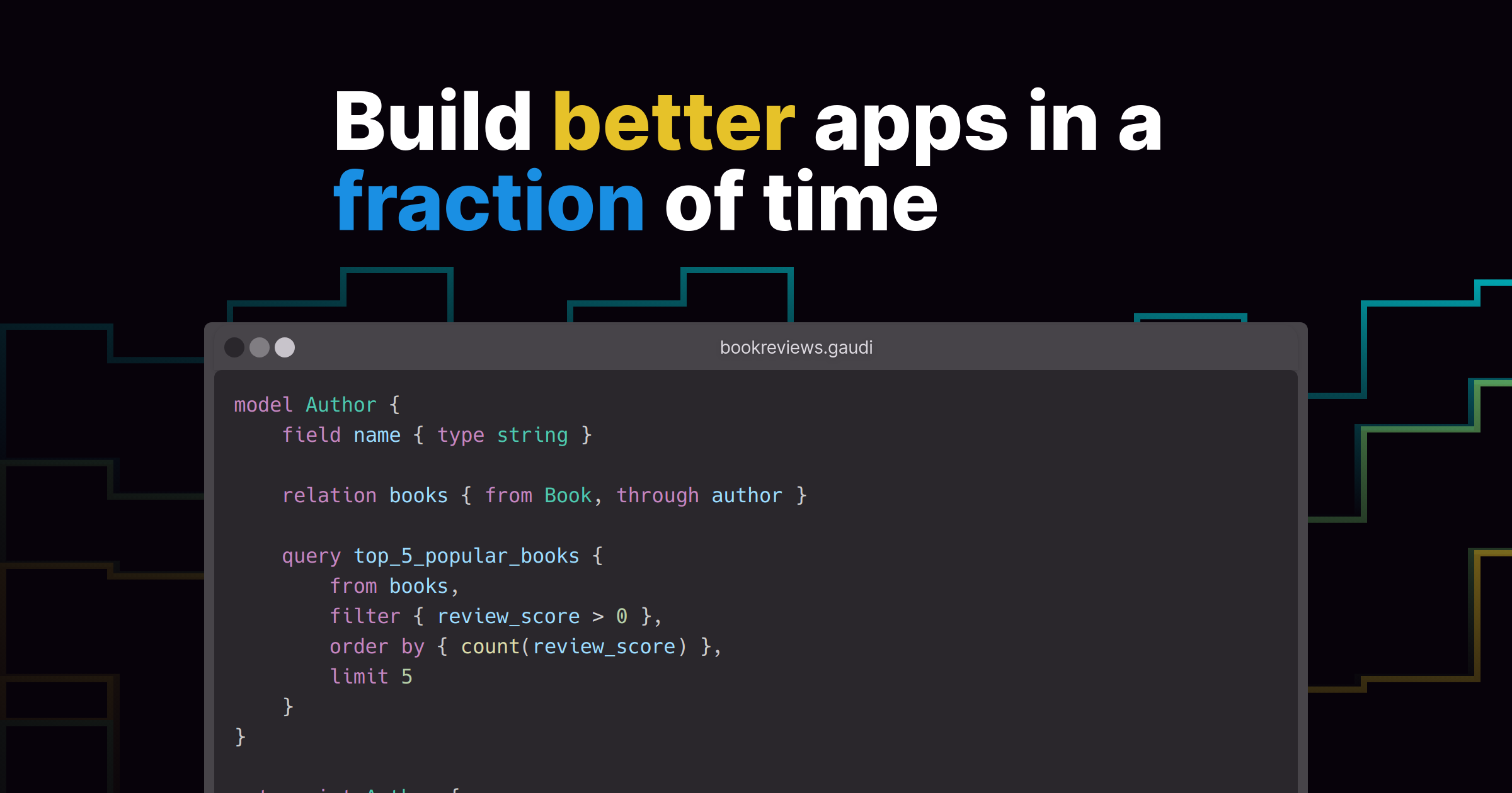 Gaudi | Build better apps in a fraction of time